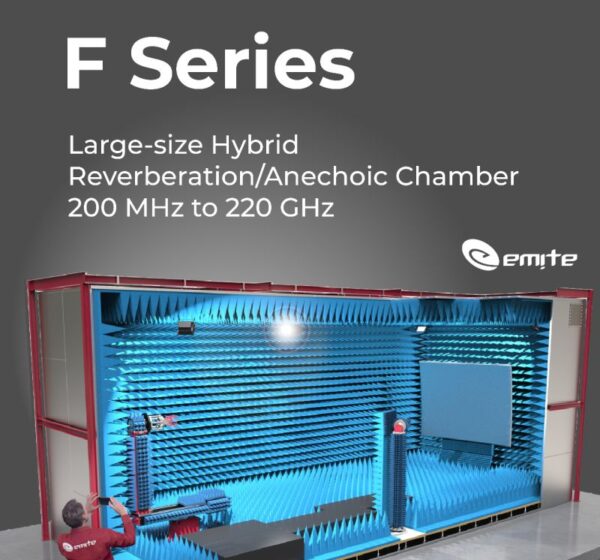 Large size Reverberation/Anechoic Chamber 200 MHz to 220 GHz - TUCANA